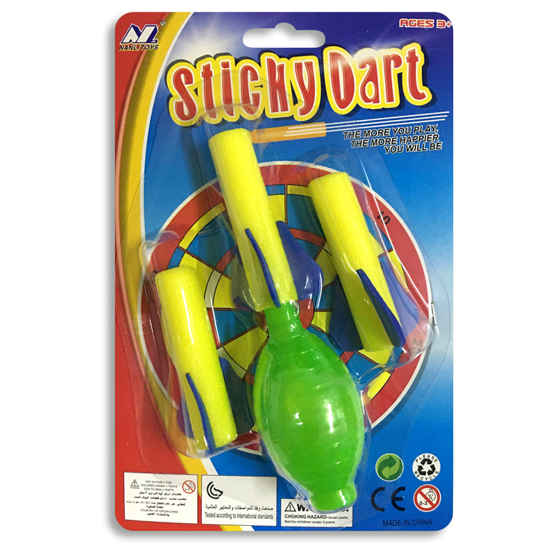 Granada lanza dardos Sticky Dart en blister - Casa Jorge