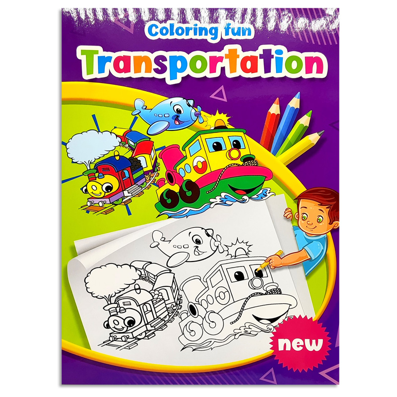 De Transporte Para Colorear Dibujo De Autocar Para Colorear Para