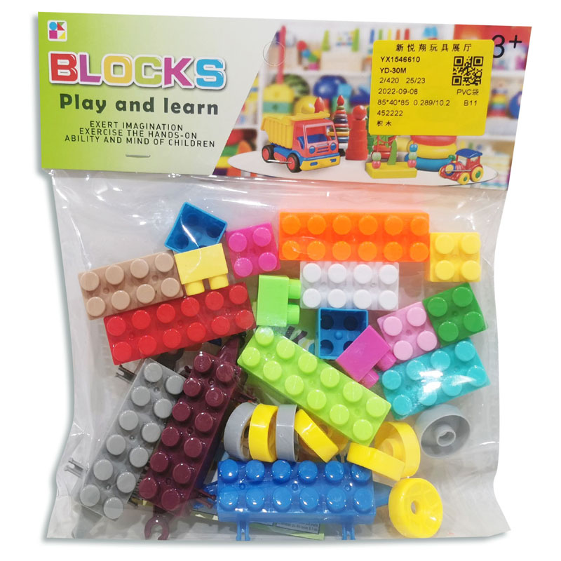 Bloques para armar en bolsa - Casa Jorge