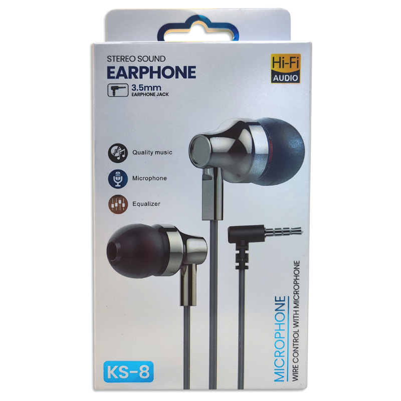 Auricular in ear KS-8 con micrófono - Casa Jorge